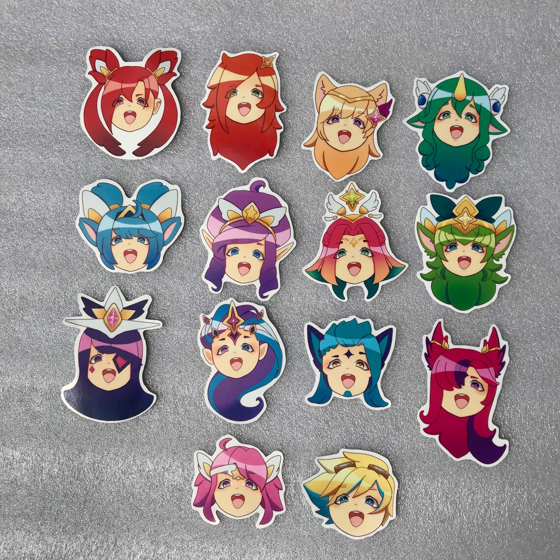 League of Legends Star Guardian Stickers | Etsy