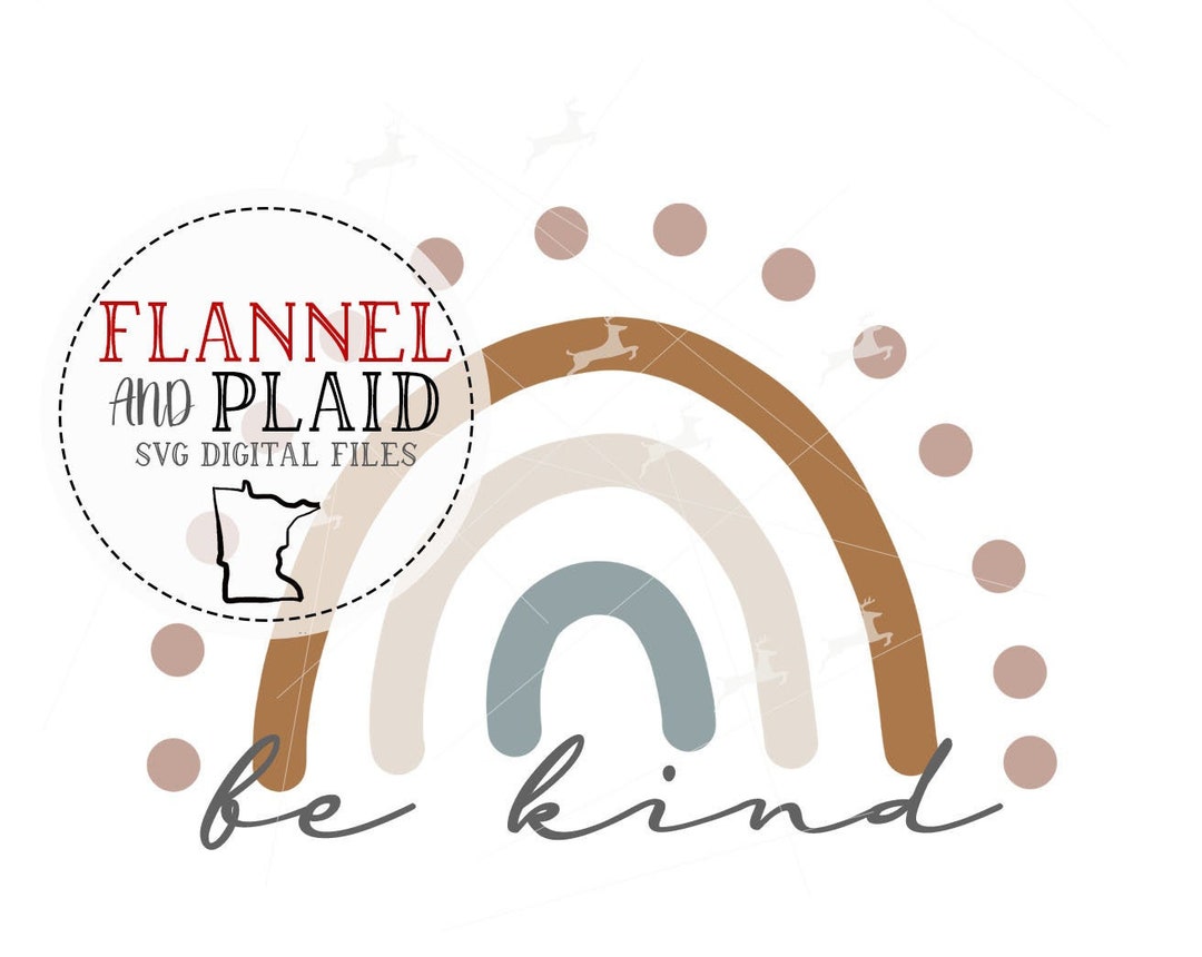 Be Kind Boho Rainbow ∙ Sublimation File ∙ Printable File ∙ Png - Etsy