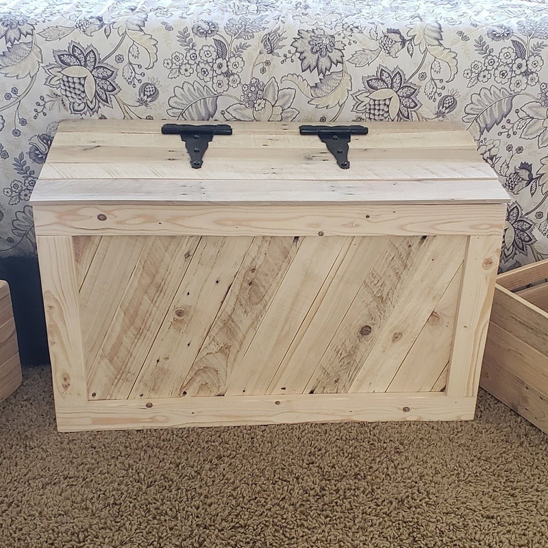 Reclaimed Wood Chest - Etsy