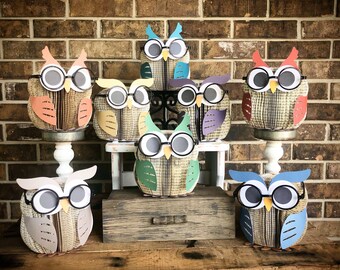 Recycled Book Art - Etsy