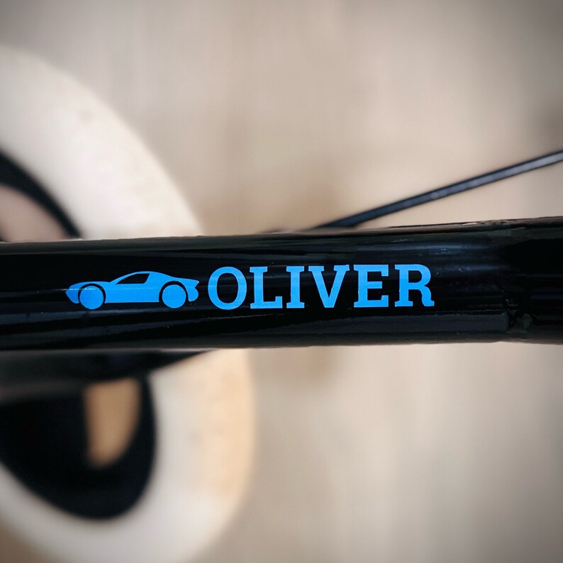 Custom Kids Name Bike Tricycle Balance Bike Decal Sticker - Etsy