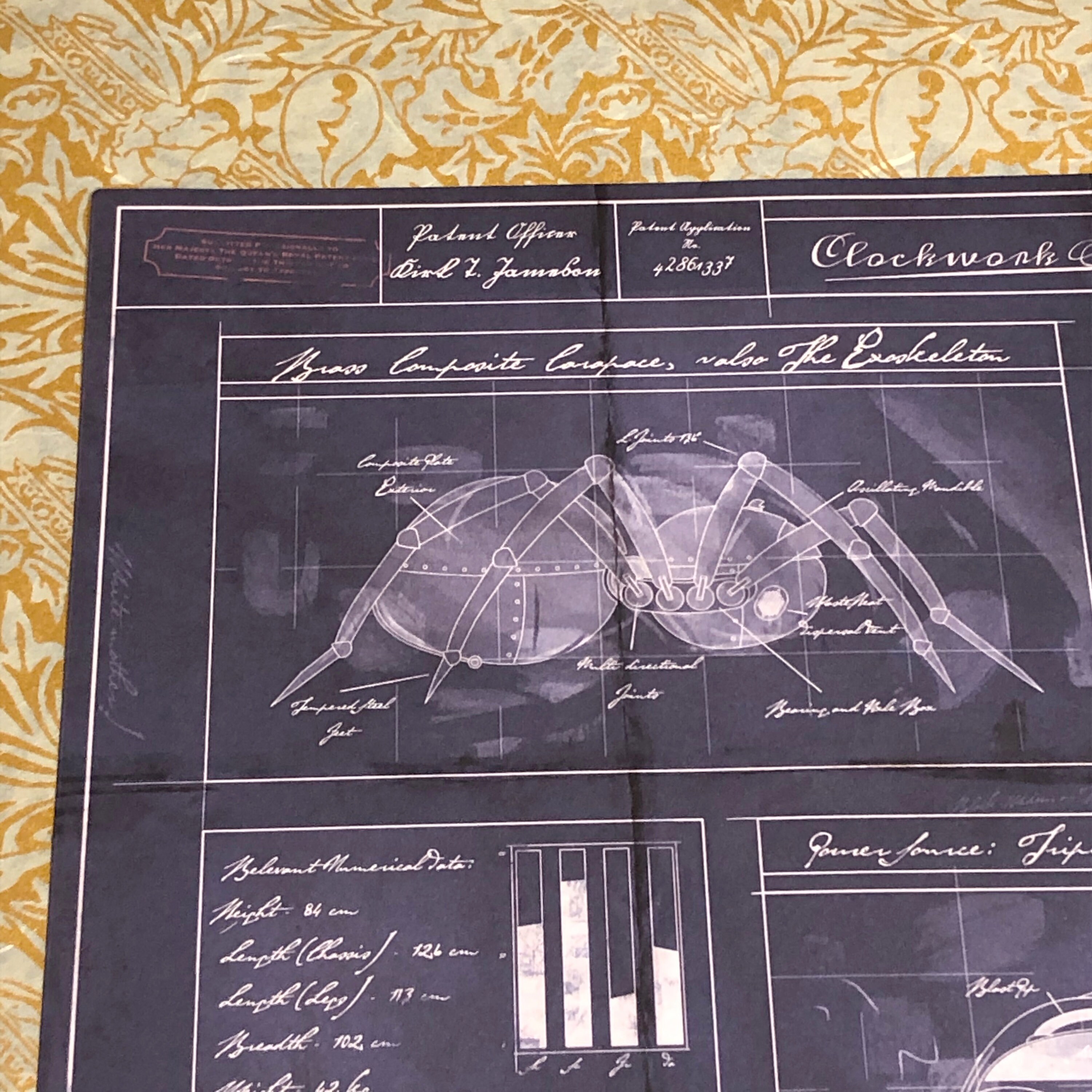 Clockwork Spider Mark IV Schematic - Etsy