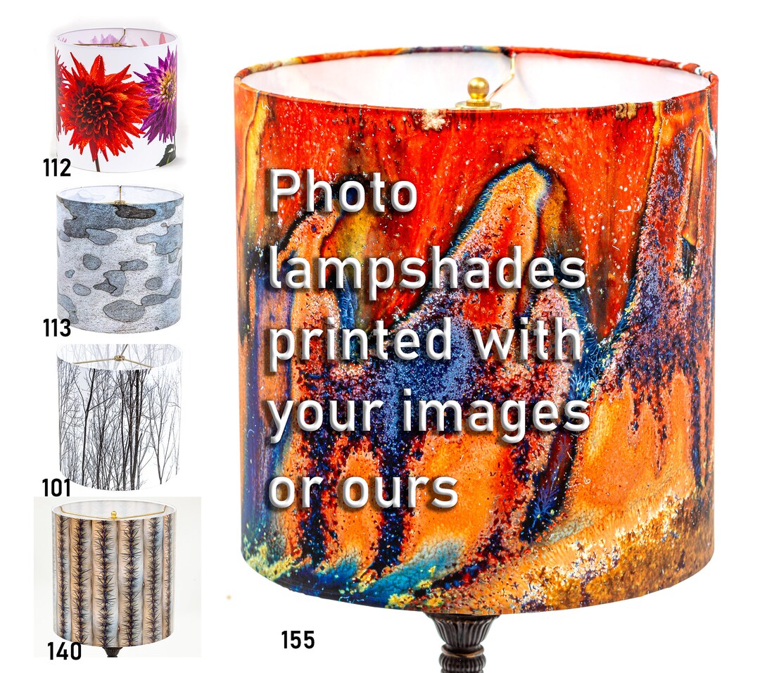 Photo Art Lamp Shade With Yours or Our Photos - Etsy