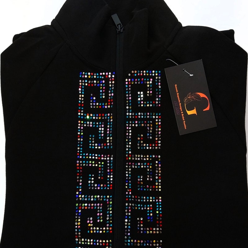 Rhinestone Tracksuit - Etsy