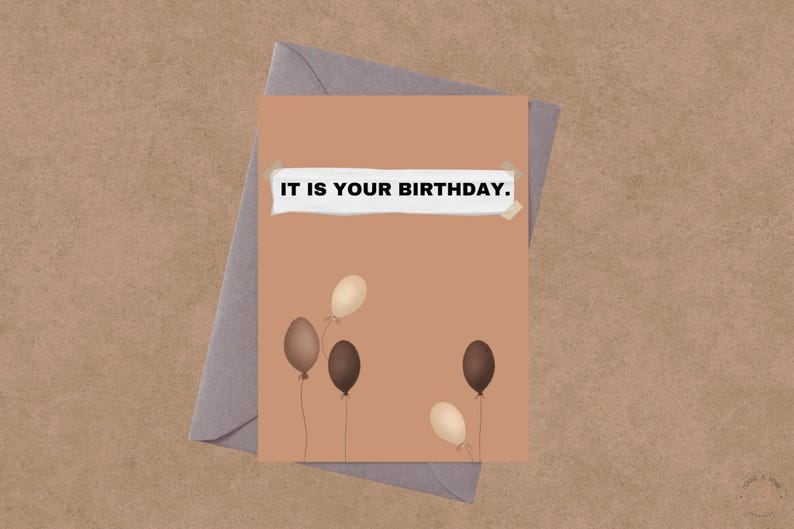 Printable "it is Your Birthday" Card, the Office Inspired Birthday Card ...