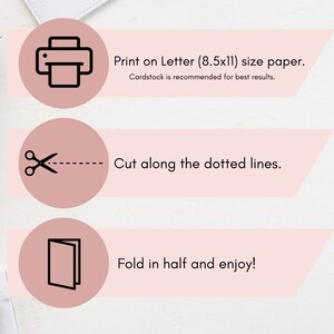 Printable Happy Birthday Card, Pink Pastel Cute Kids Birthday Card With ...