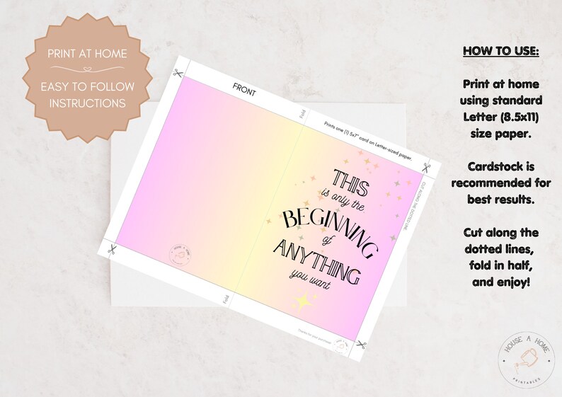 Printable Pink Farewell Card, Leaving Job, Retirement, Moving, New Job ...