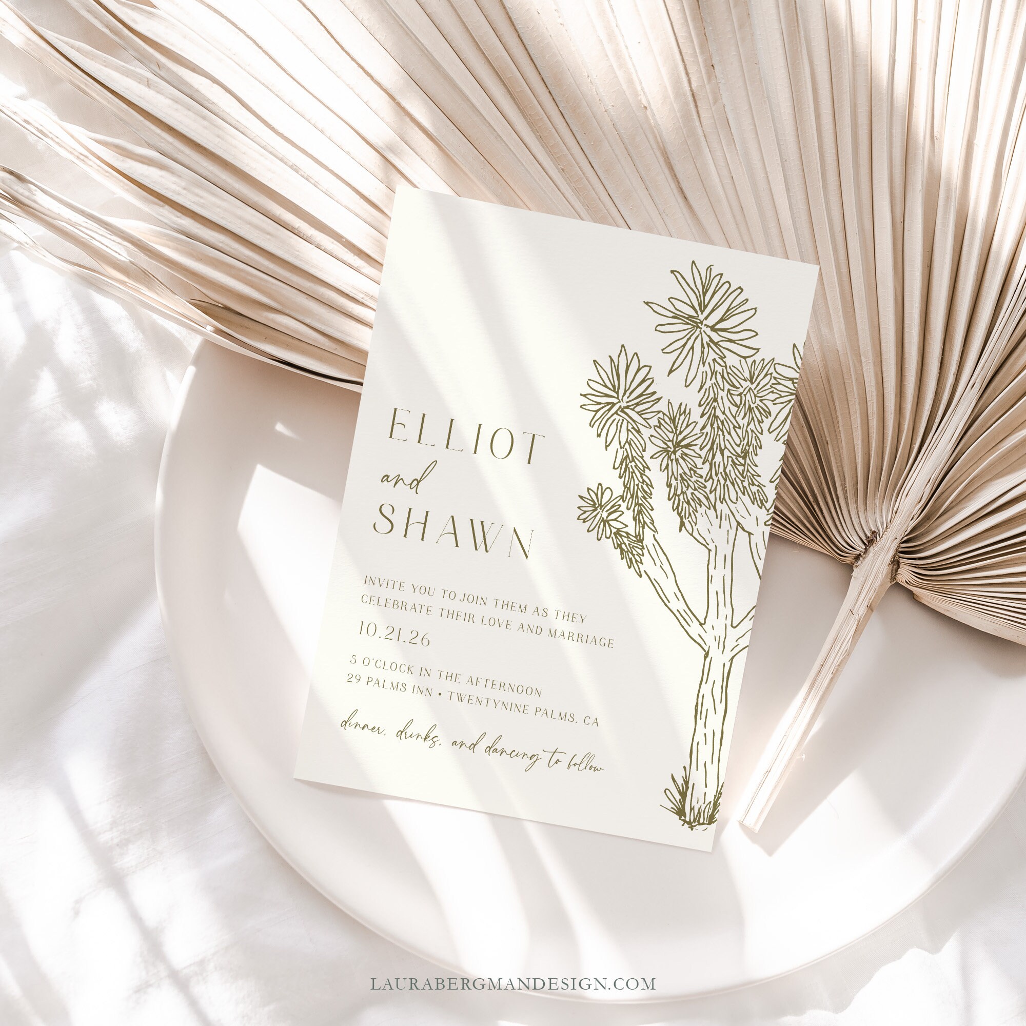 Desert Wedding Suite Bundle, Joshua Tree Wedding, California Wedding ...