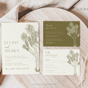 Desert Wedding Suite Bundle, Joshua Tree Wedding, California Wedding ...