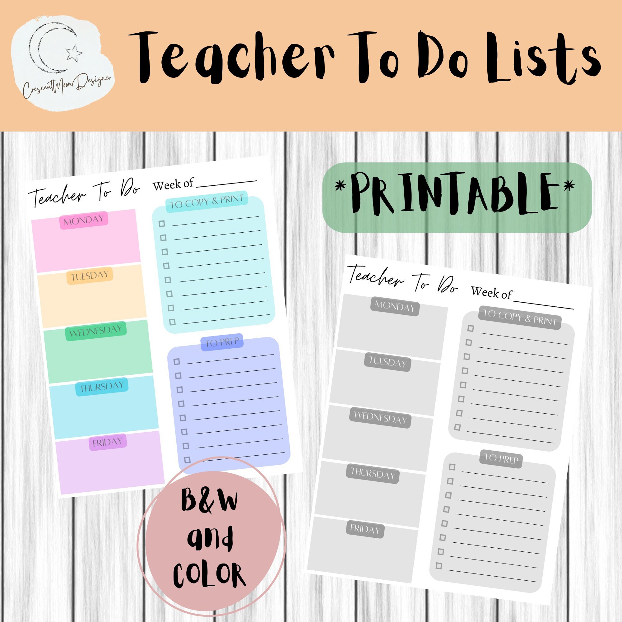 Teacher to Do Lists Teacher Printable, Teacher Form, Teacher Checklist ...