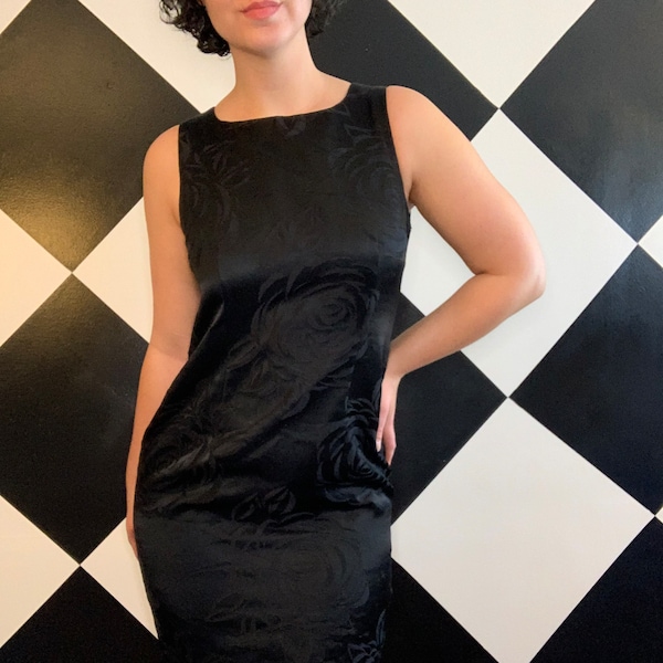 Mod Black Dress - Etsy