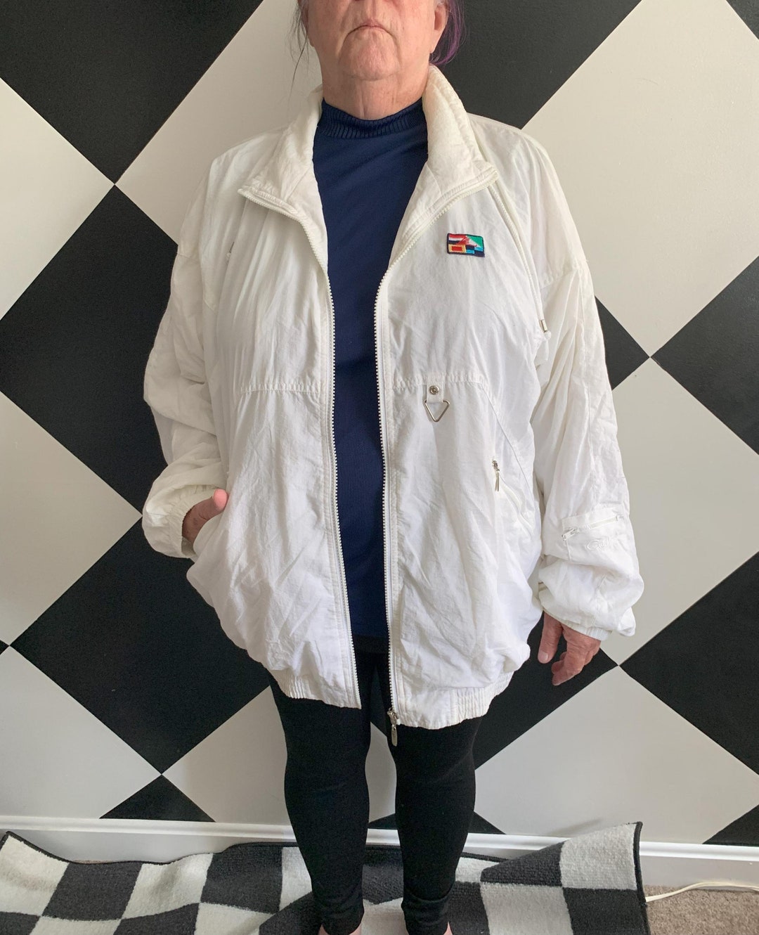 Vintage 1990s White Catalina Windbreaker - Etsy