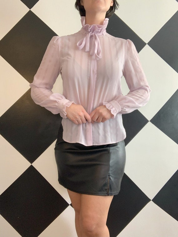 Vintage 1980s sheer lilac - Gem