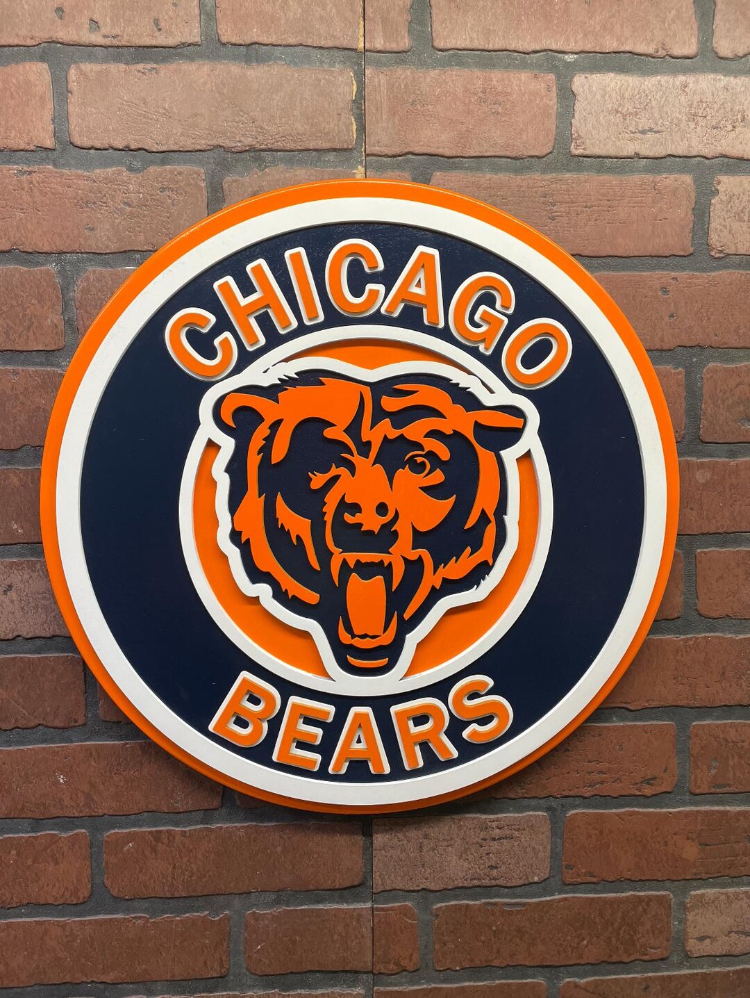 Chicago Bears Wall Decor - Etsy