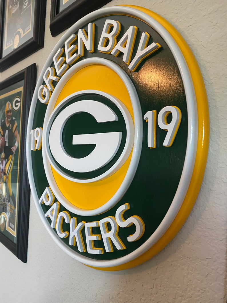 Green Bay Packers Wall Decor | Etsy