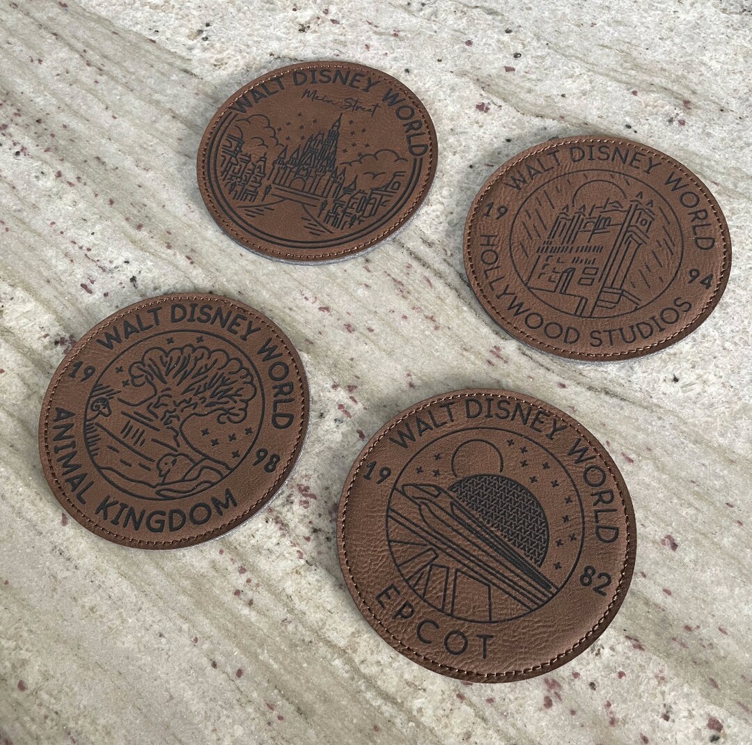 Disney Parks Inspired Coaster Set - Etsy