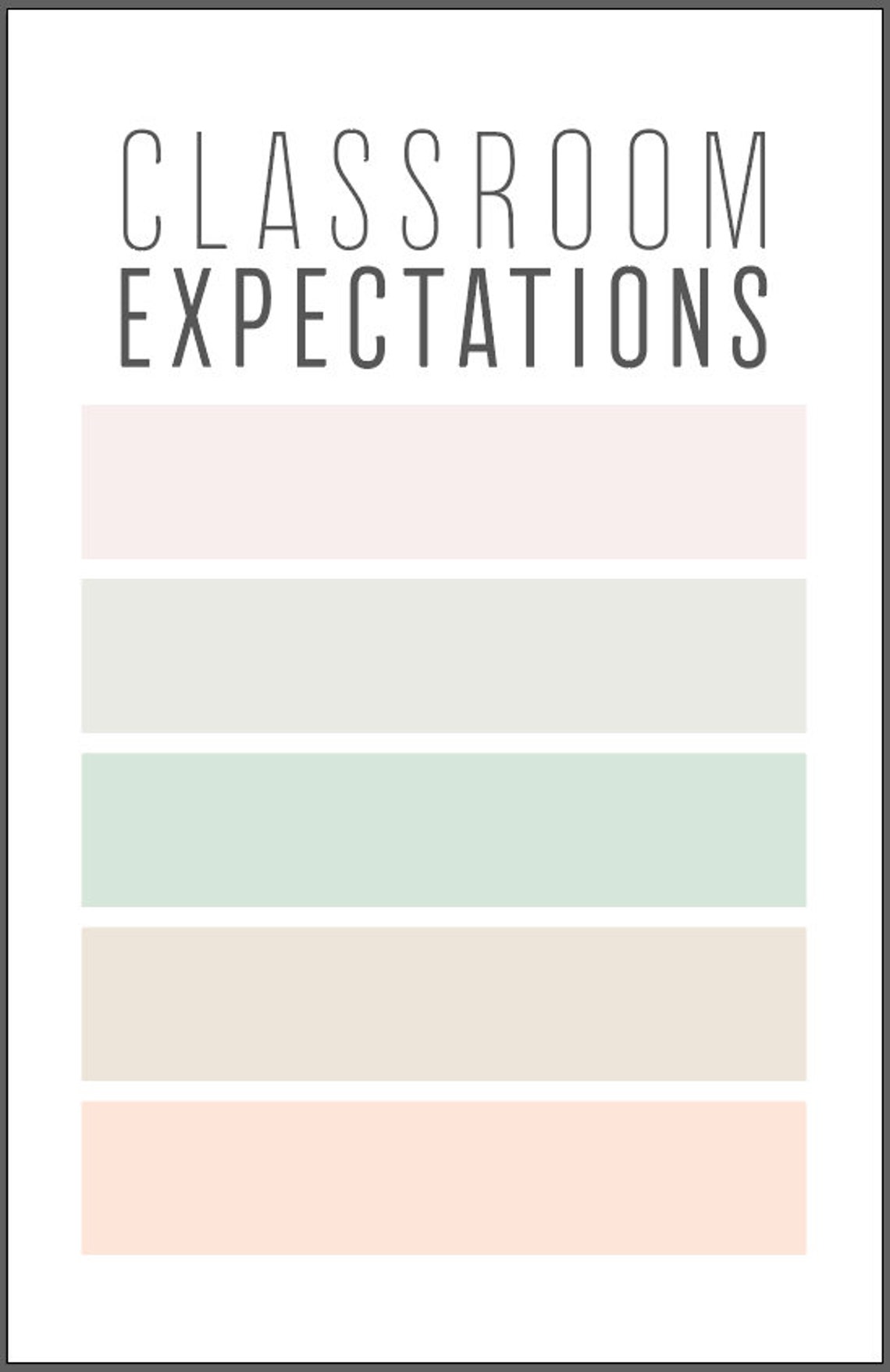 Customizable Classroom Poster Set, Fast Finisher Poster, Classroom ...