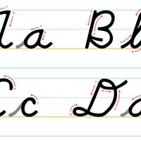 Victorian Cursive Alphabet Printable, Alphabet Word Wall Display, ABC ...
