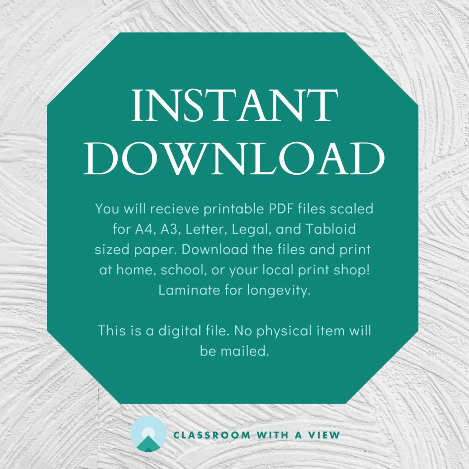 Cursive Alphabet Poster Set: Classroom Cursive Guide (digital Download ...