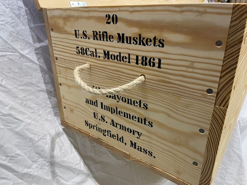Civil War Rifle Musket Packing Box Reproduction - Etsy