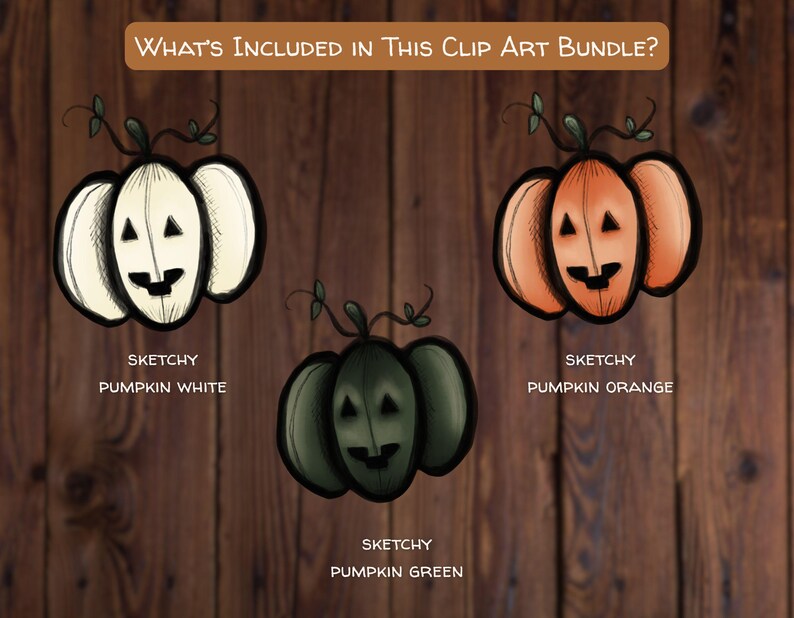 Hand Drawn Sketchy Fall Clip Art Bundle (digital Download) - Etsy