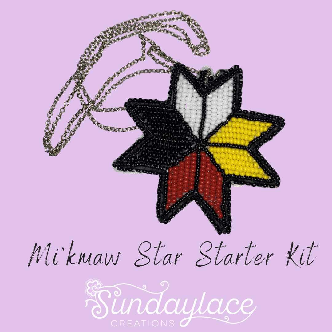 Mi'kmaq Pointed Star Blanket Beadwork Starter Kits, Promotions - Etsy