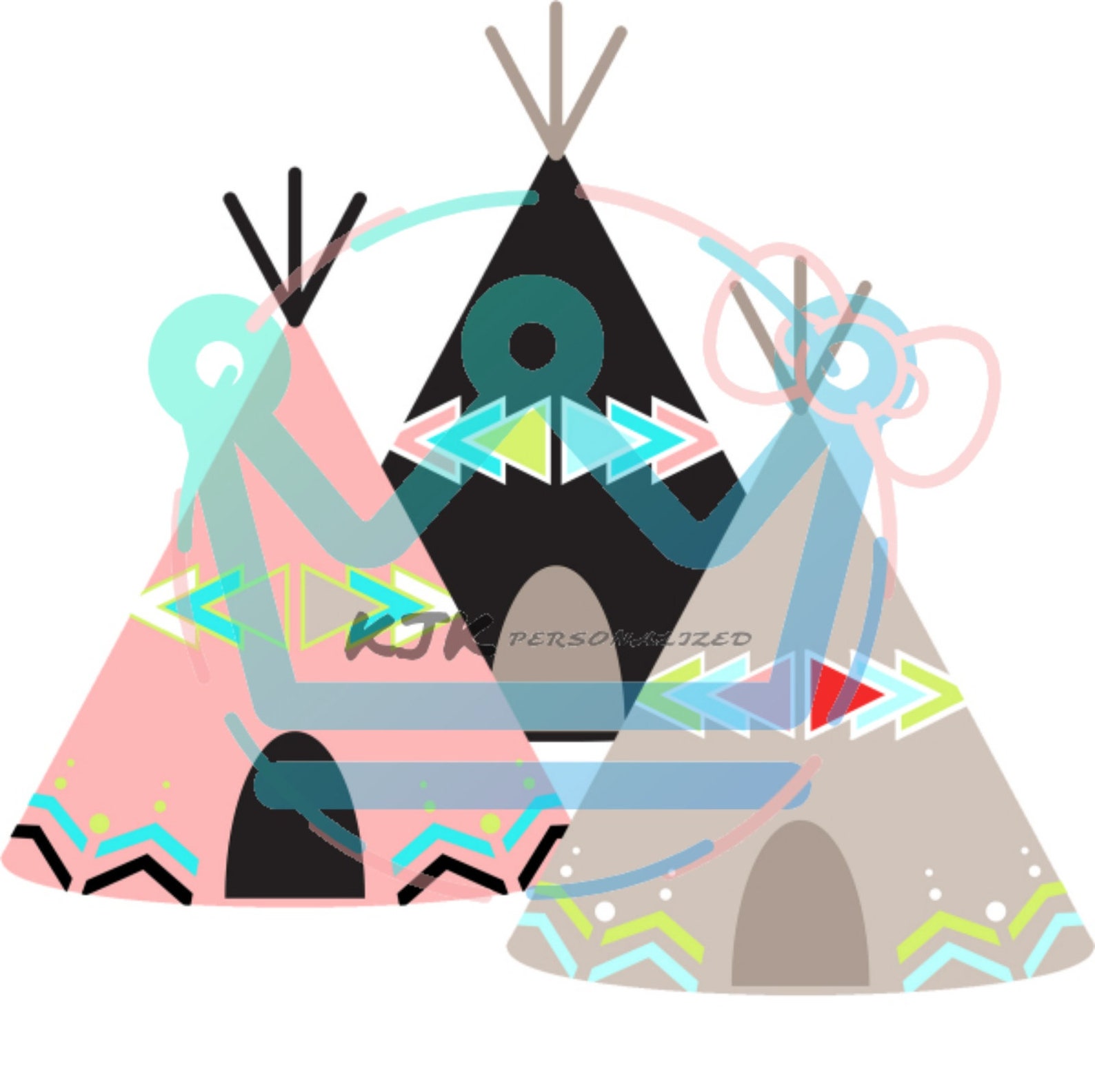 Tipi Svg - Teepee Svg - Boho Svg Files - Wild and Free Svg File ...