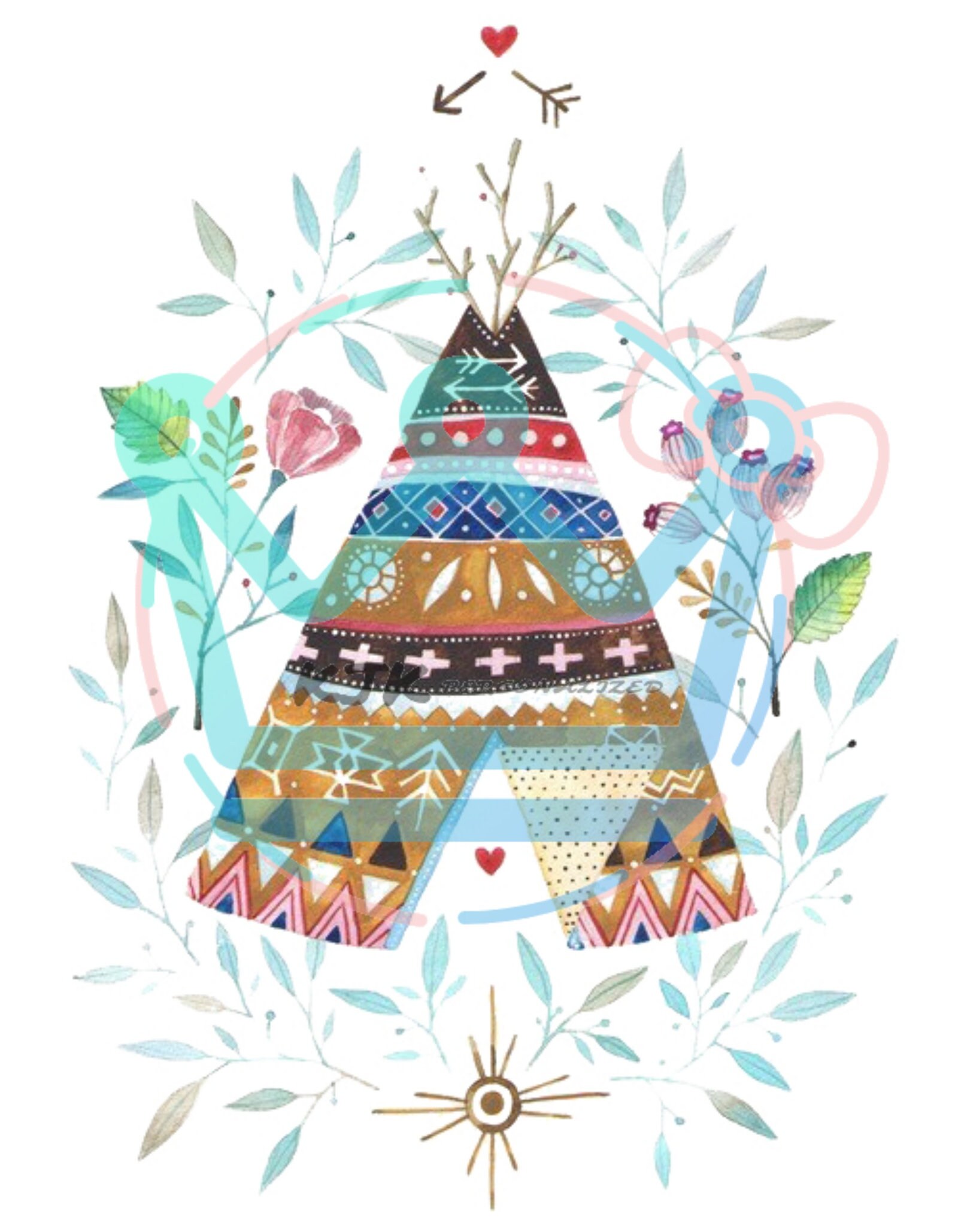 Tipi Svg - Teepee Svg - Boho Svg Files - Wild and Free Svg File ...