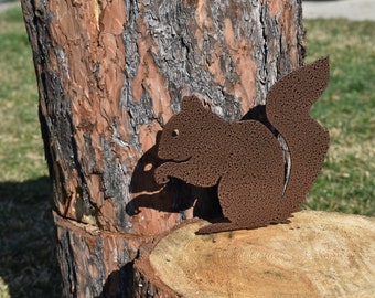 Squirrel Metal Yard Art - Etsy
