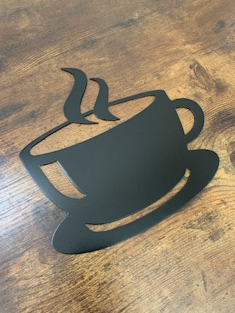 Coffee Cup Sign metal Coffee Sign metal Coffee Cup Gifts - Etsy