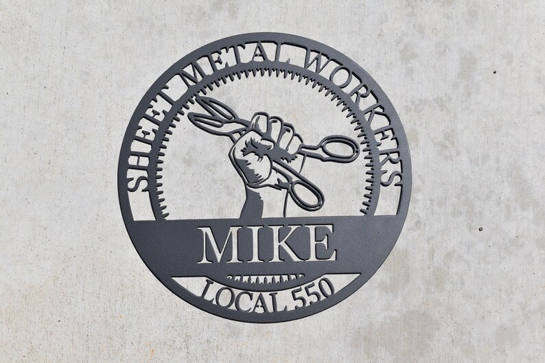 Sheet Metal Workers Sign Union Sheet Metal Workers | Etsy