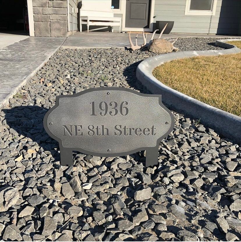 Double Layer Address Sign-Unique Address Sign-House Warming | Etsy