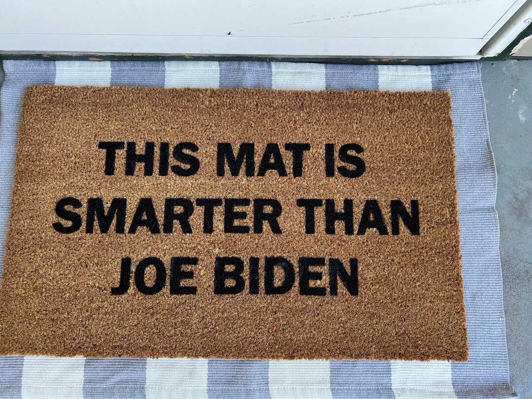 Funny Political Gifts-funny Door Mats-fjb Home Items Hand Painted Door ...