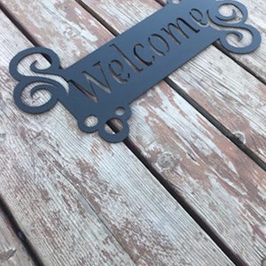 Metal Welcome Sign Welcome Signs metal Signs-front Porch Sign House ...