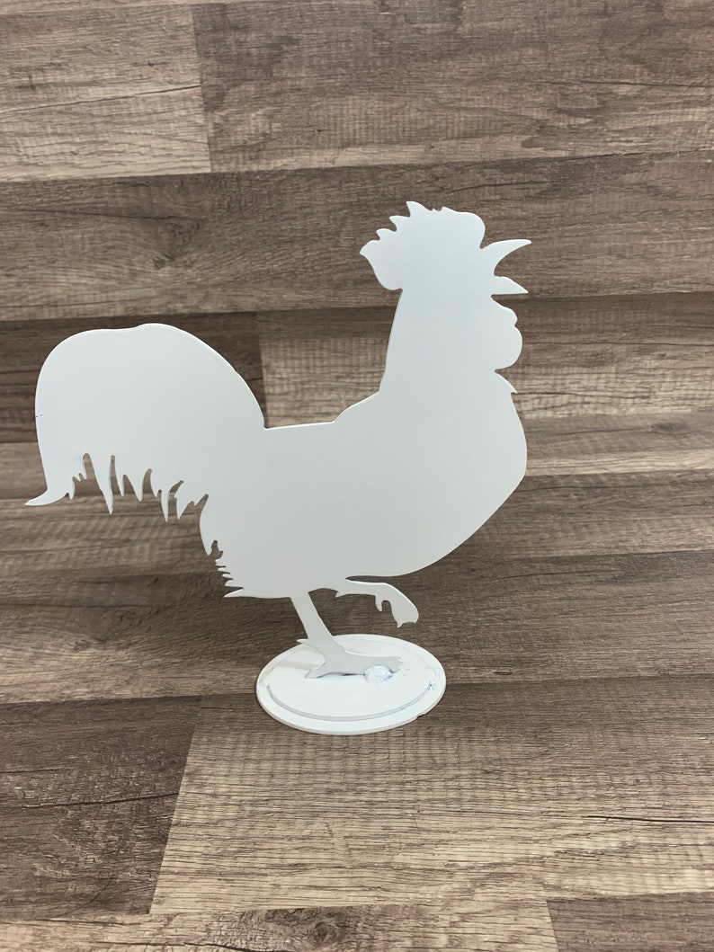 Rooster Home Decor Stand-farmhouse Rooster-cute Home - Etsy