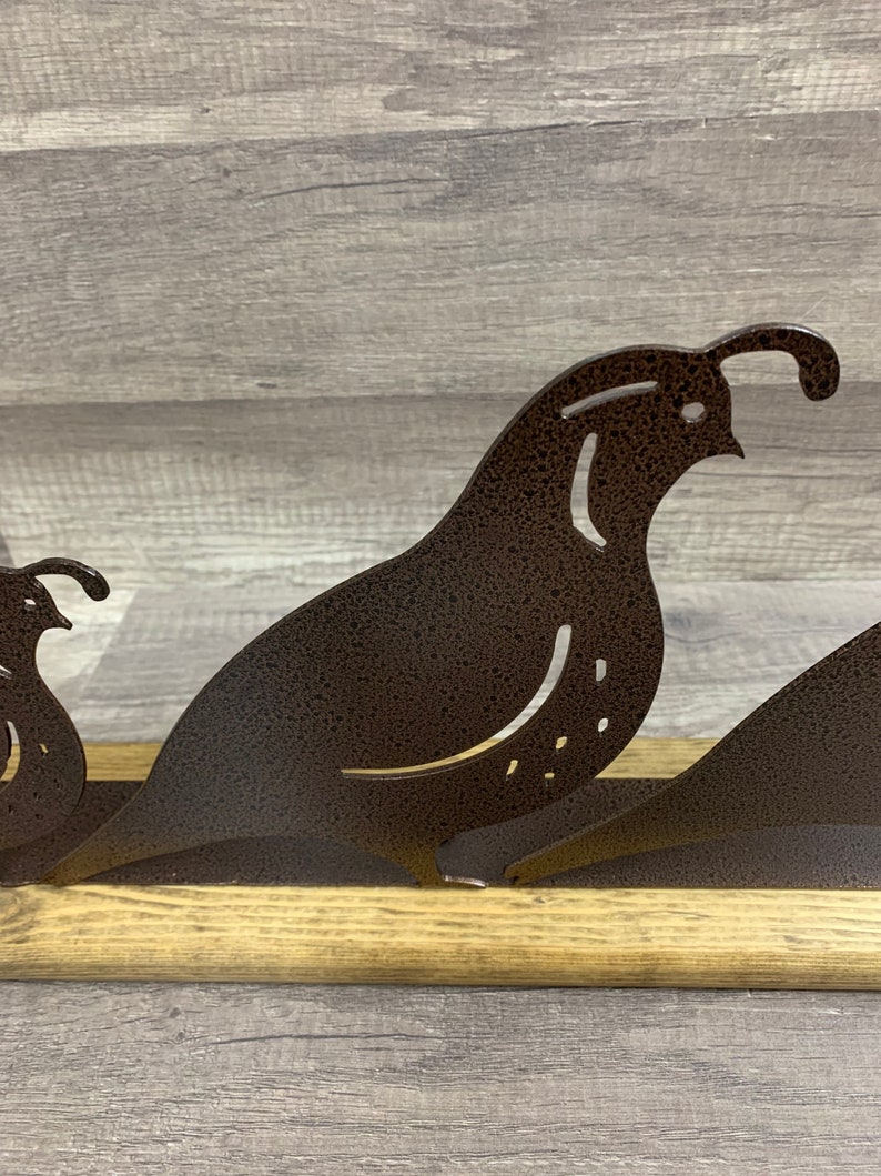 Quail family decor-Quail indoor & outdoor home decor-Farmhouse | Etsy