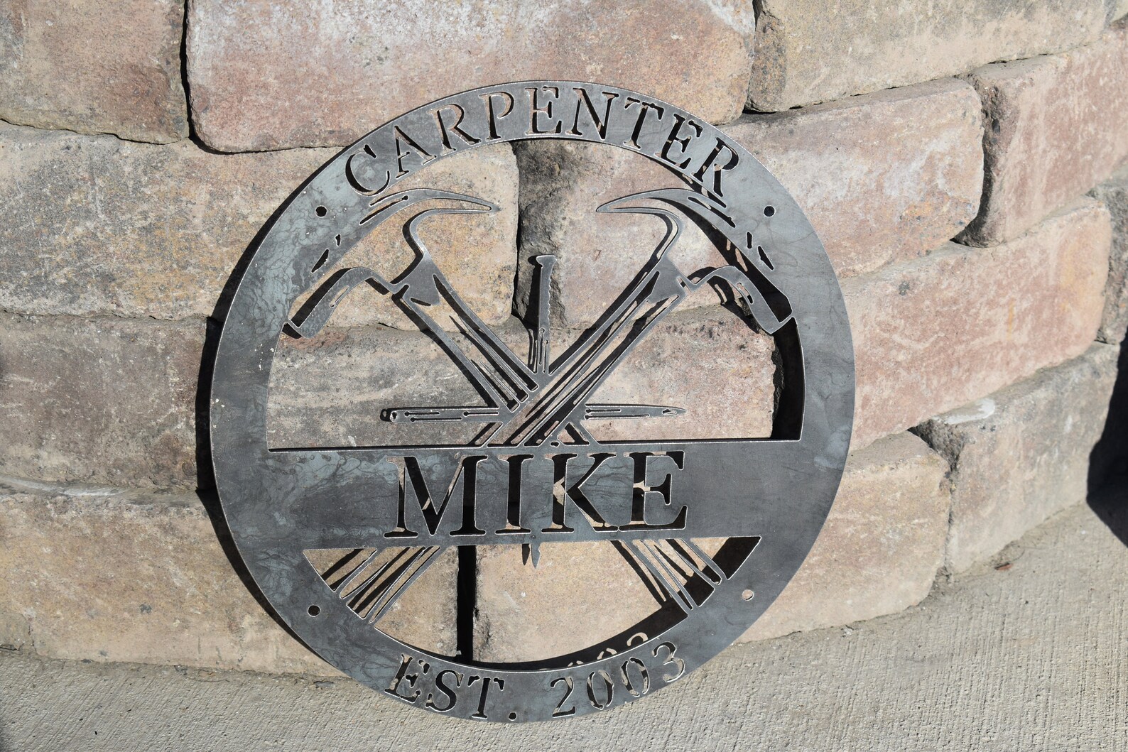 Carpenter Sign tradesman Sign personalized Carpenter Sign - Etsy