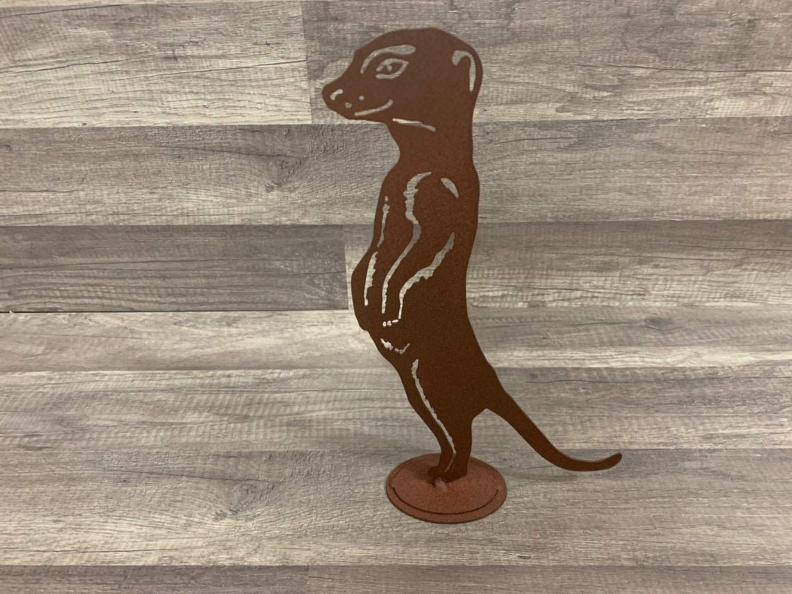 Meerkat Decorative Stand-meerkat Garden Pop Up-metal Meerkat | Etsy