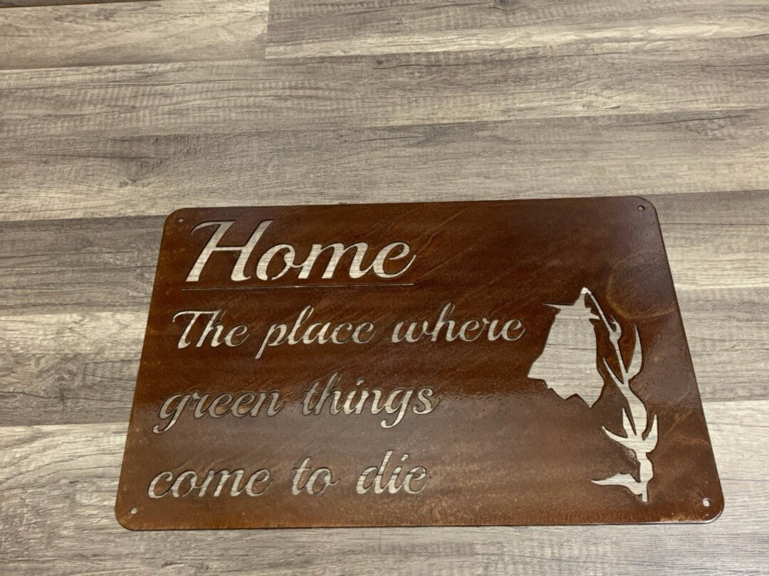 Garden Sign-green Thumb Sign-plant Lover Sign funny Plant - Etsy