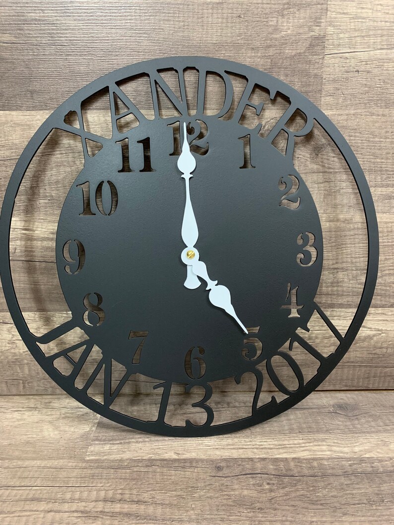 Birth Date and Time Clock-custom Birthday Clock-personalized - Etsy