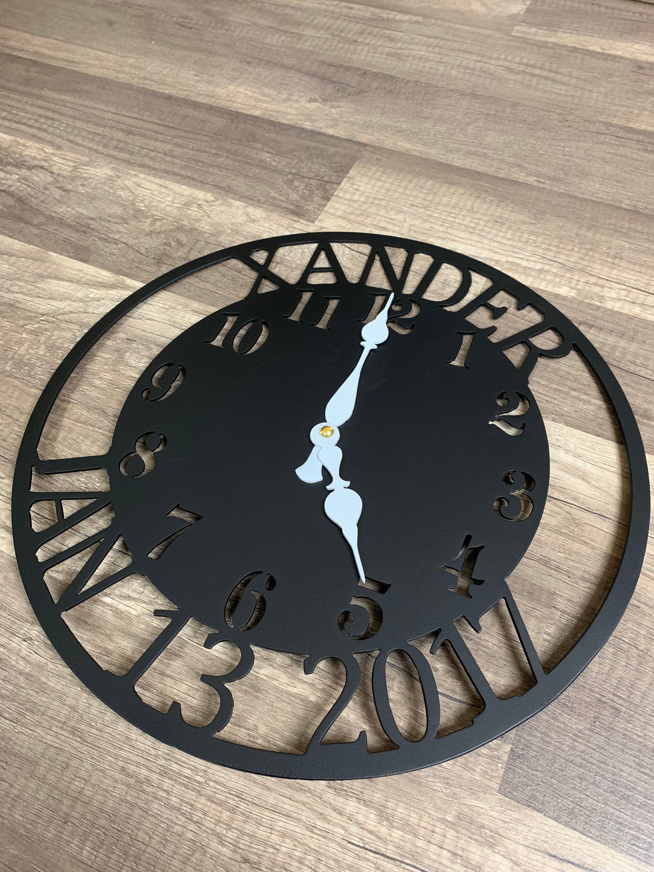 Birth Date and Time Clock-custom Birthday Clock-personalized | Etsy