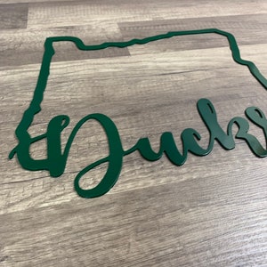 Metal Oregon Ducks Sign-u of O Sign-university of Oregon Ducks Sign ...