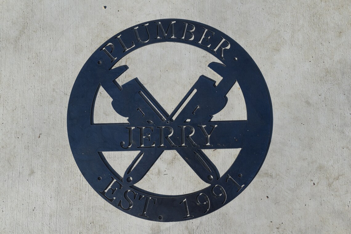 Plumber Sign Personalized Plumber union Plumber Sign-gifts | Etsy