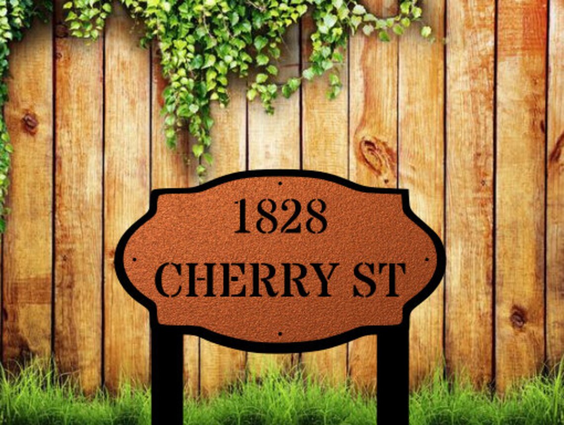 Double Layer Address Sign-unique Address Sign-house Warming - Etsy