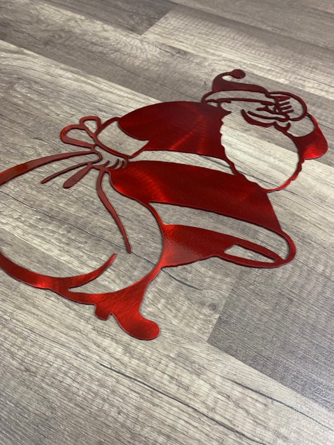 Metal Santa Sign-Christmas decor-Santa Clause decor | Etsy