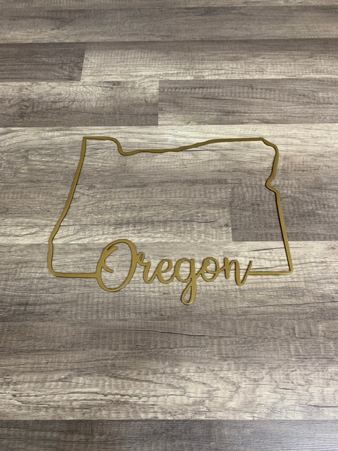 Oregon State Sign-oregon Metal Sign-oregon Wall Decor-state of Oregon ...