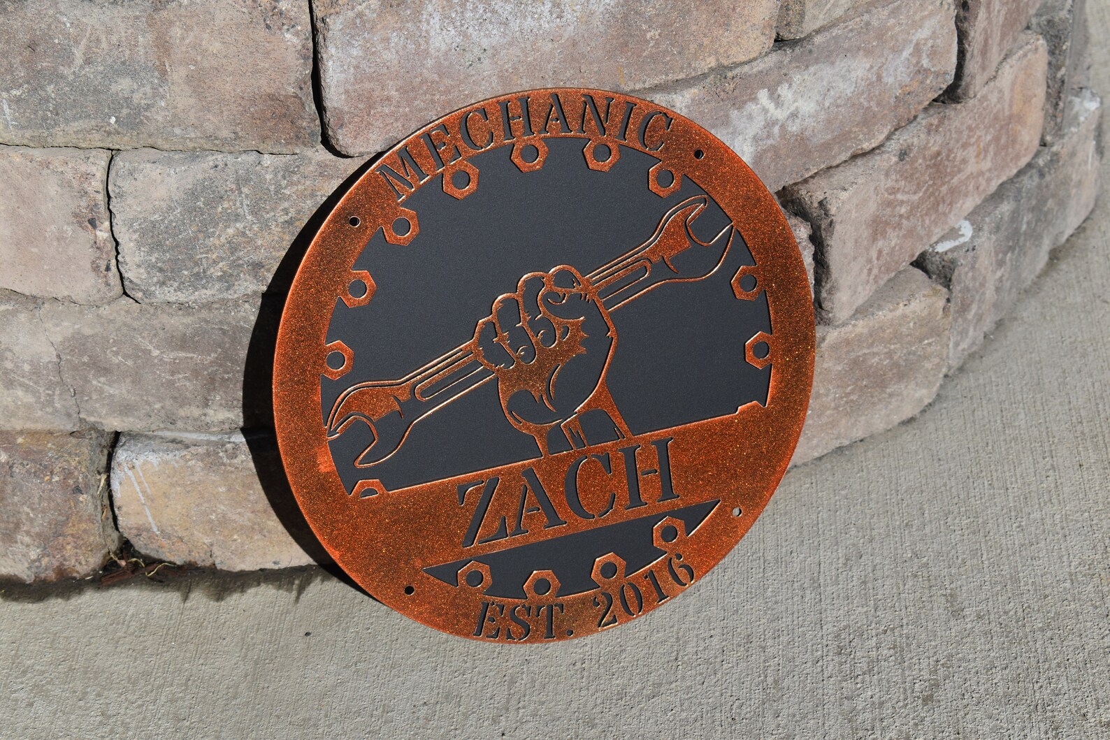 Mechanic Sign personalized Mechanic Art Maintenance - Etsy