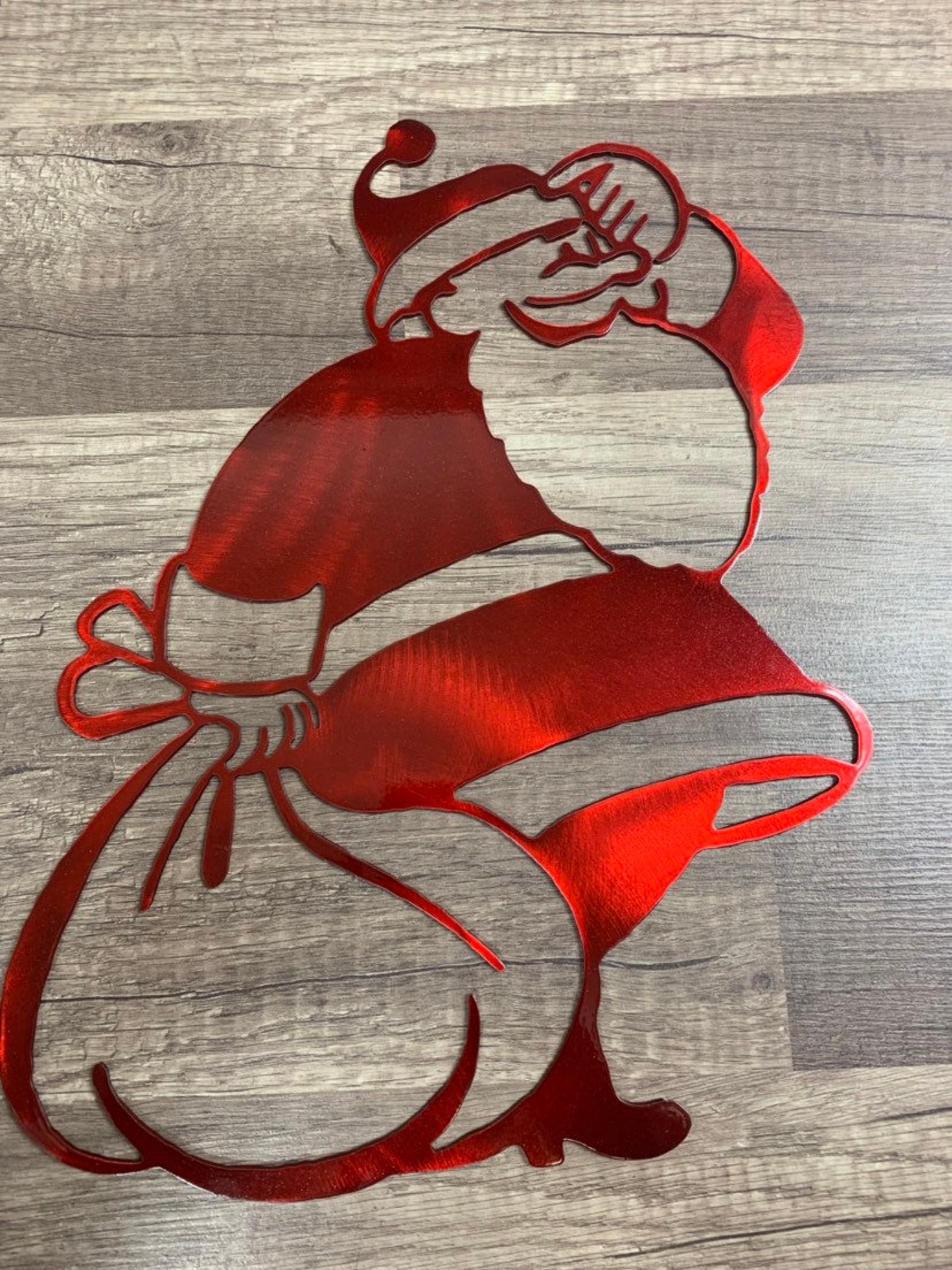 Metal Santa Sign-christmas Decor-santa Clause Decor - Etsy