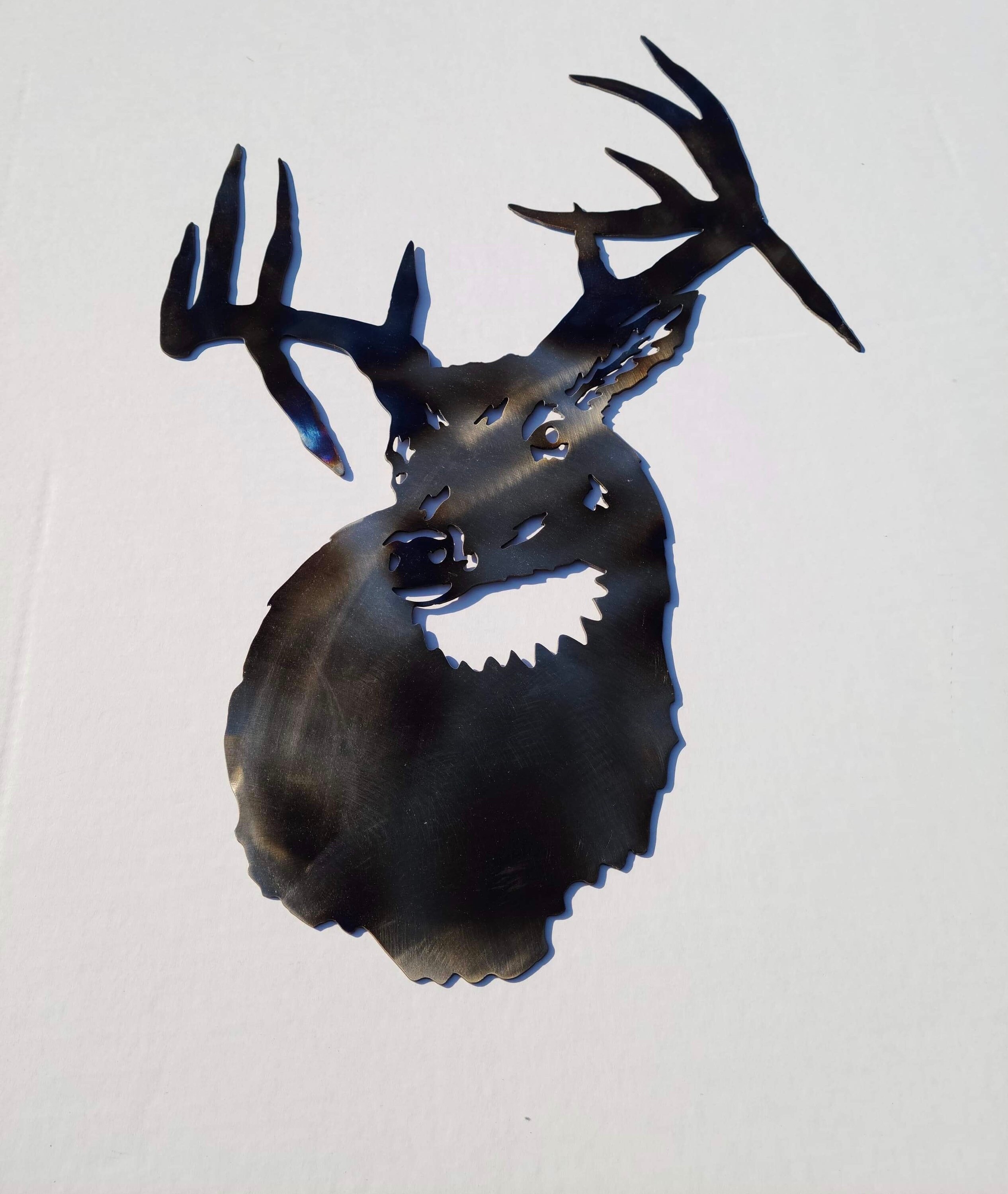 Metal Buck Sign buck Art deer Sign-hunters Valentines | Etsy