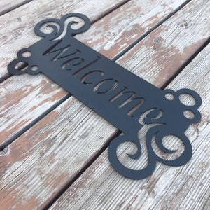 Metal Welcome Sign Welcome Signs metal Signs-front Porch Sign House ...